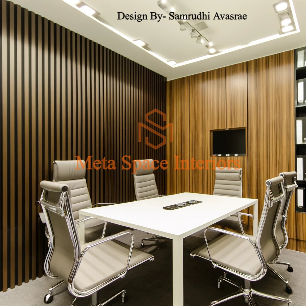 1.Conference Room Office Design Theme-Meta Space Interiors